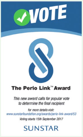 The first Perio Link Award | Sunstar Foundation